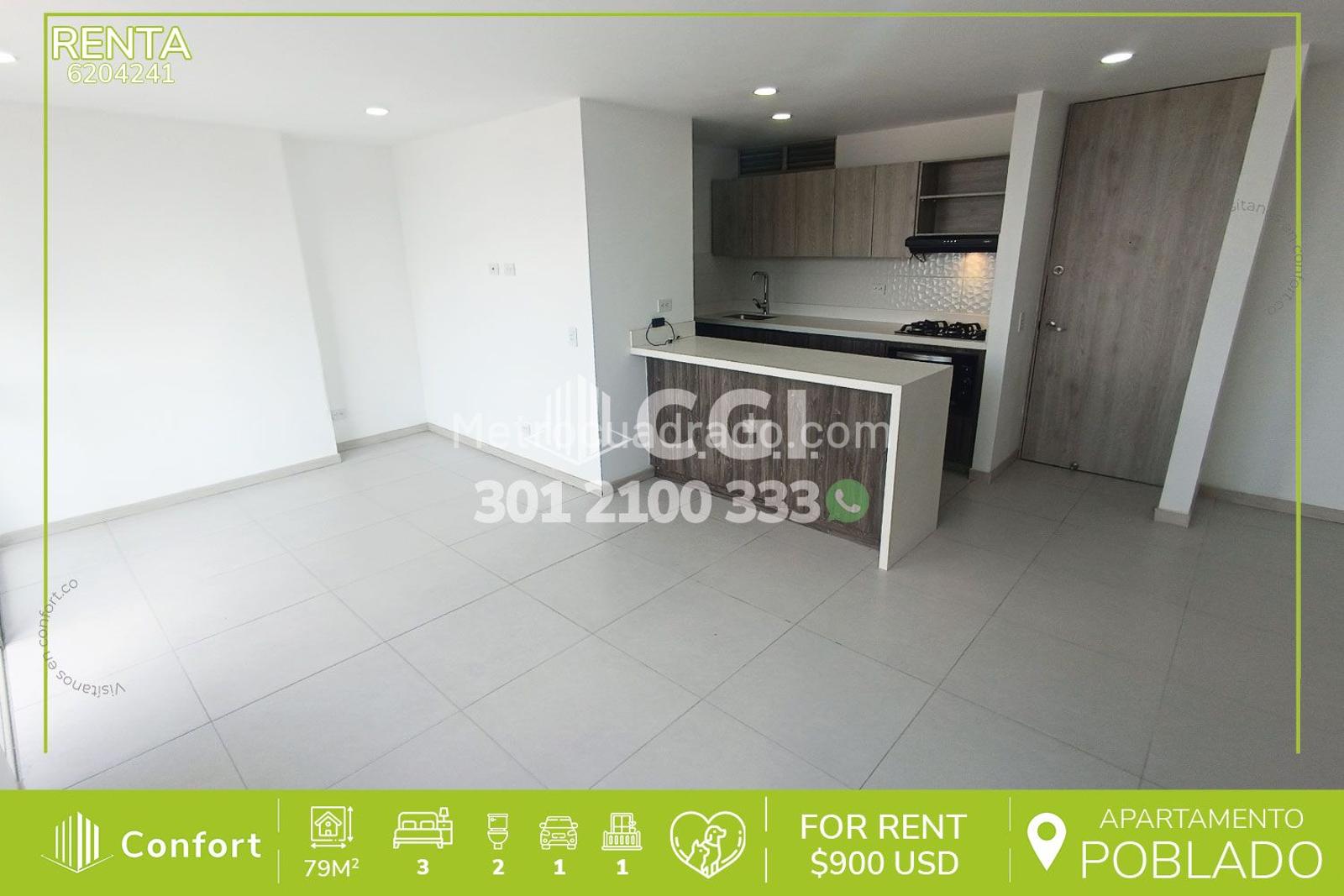 Arriendo de Apartamento en San diego - Medellín - 16174-M5511778