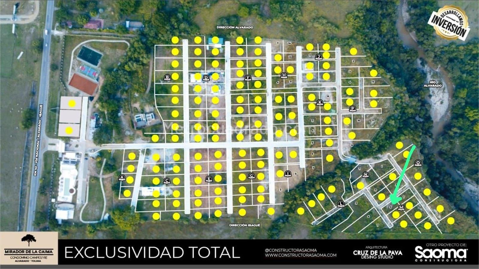 Venta de Casa lote en Condominio campestre mirador de la caima ...