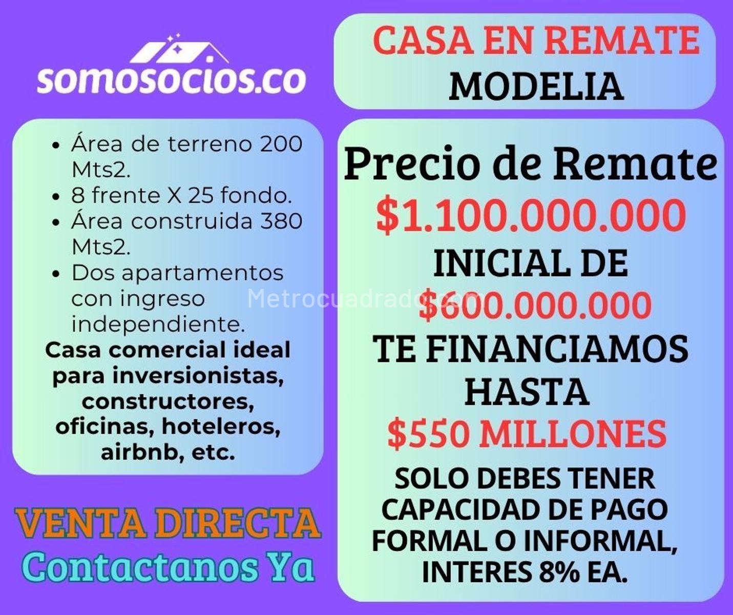 Venta de Casa en Modelia occidental santa bárbara - Bogotá D.C. - MC5812519